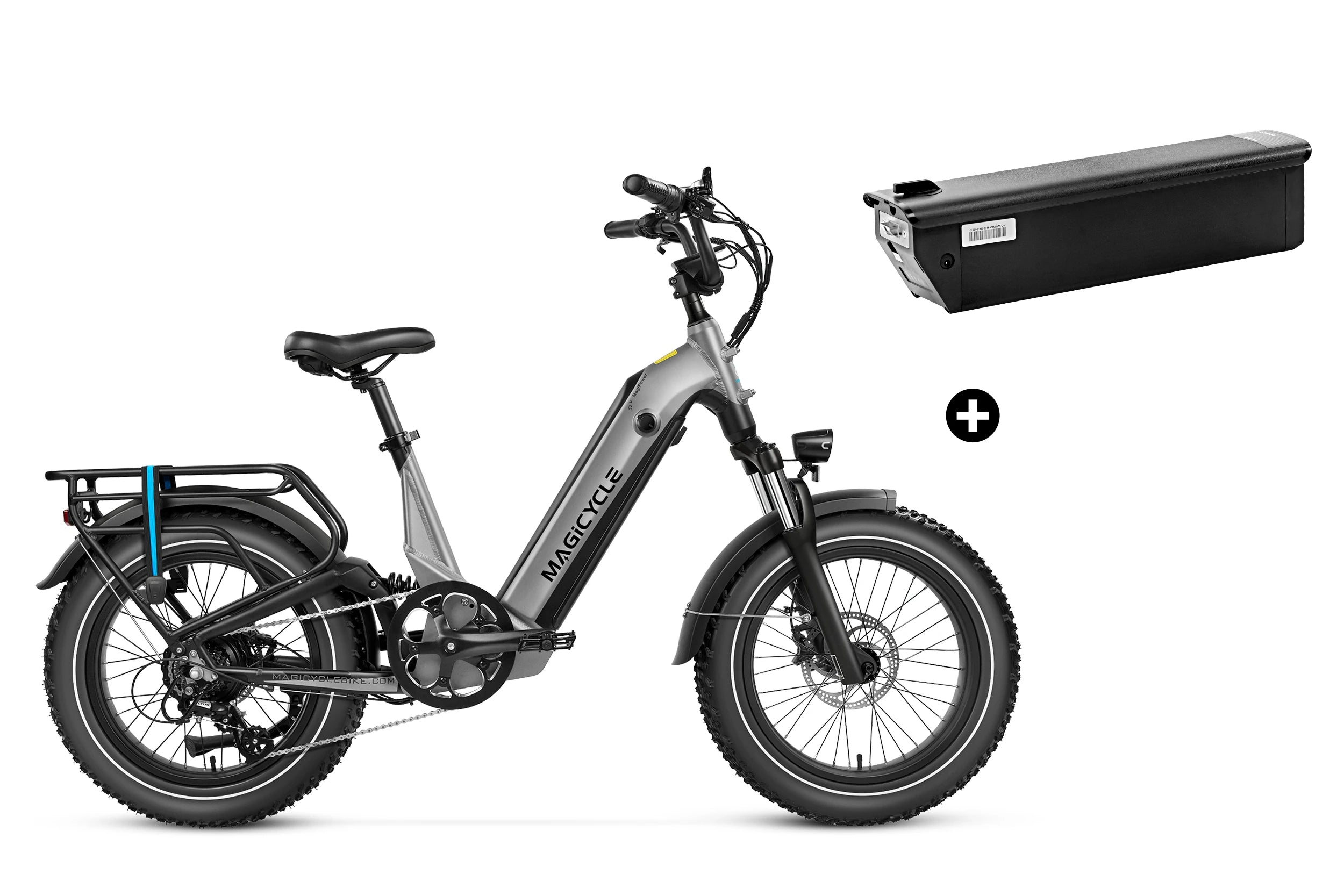 20" Fat Tire Ebike SUV | Full Suspension - Space Gray / With A Second ...