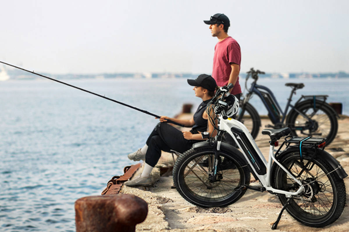 Electric Cruiser Bike - All-Terrain Adventure Awaits - Pearl White ...