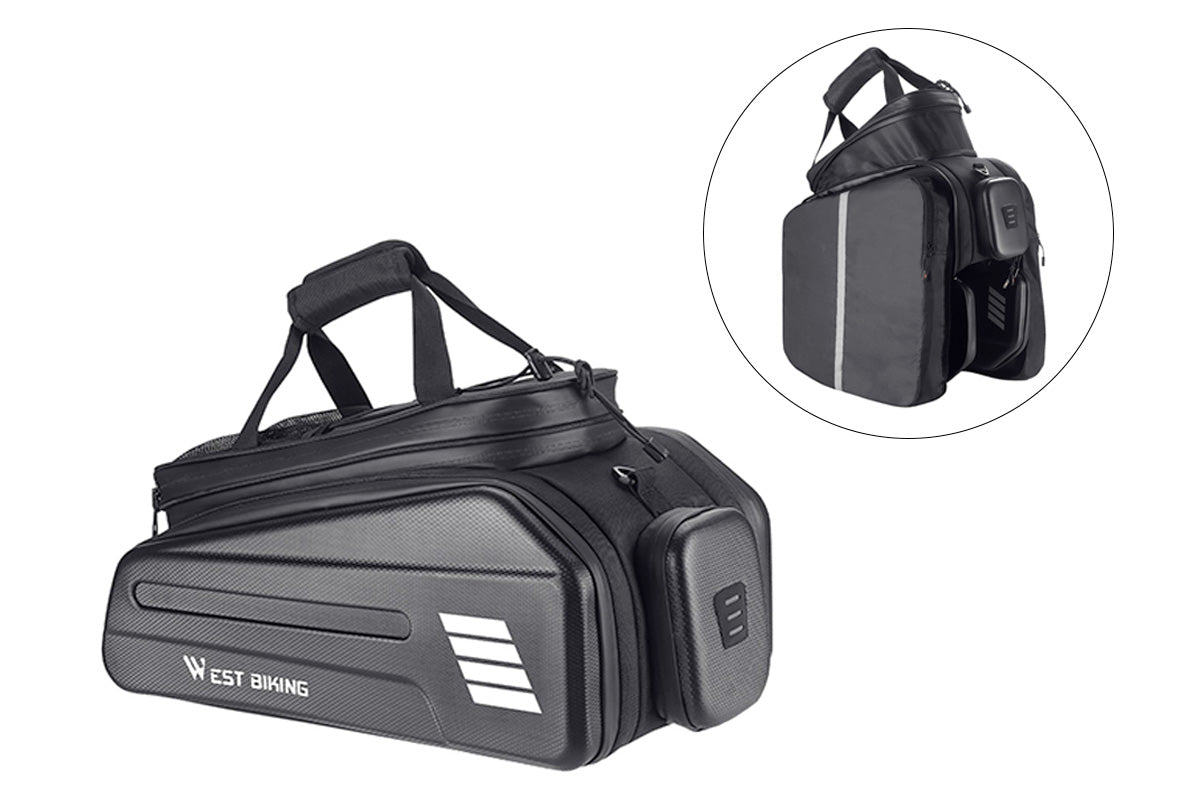 Waterproof E-Bike Pannier Bag | 10-20L Expandable Storage - Magicycle Bike