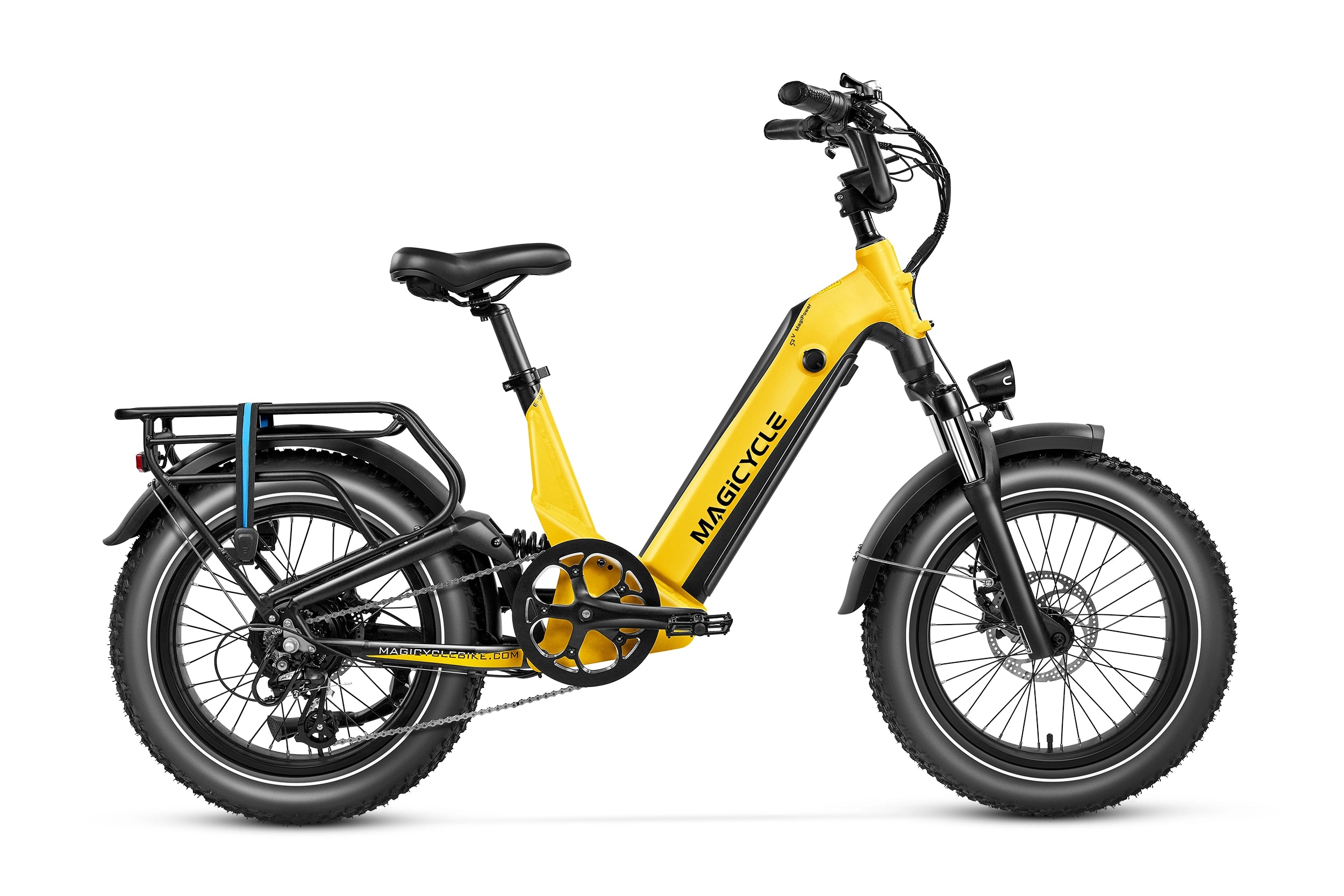 20" Fat Tire Ebike SUV | Full Suspension - Dawn Yellow / Bike Only ...